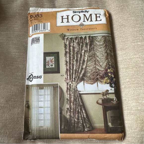 Simplicity | Other | Simplicity Home Sewing Pattern Window Treatments ...